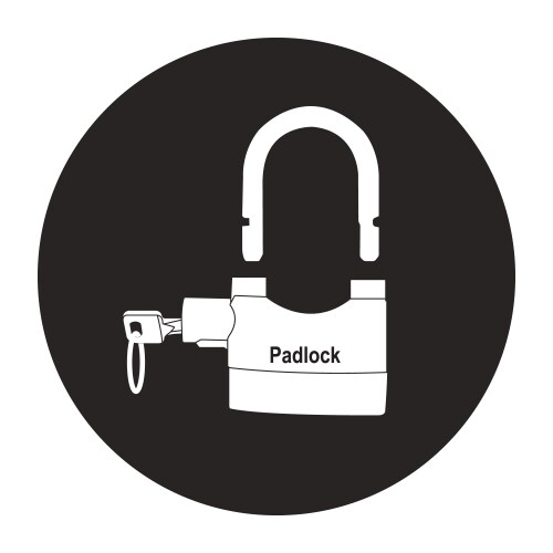 Padlock icon Royalty Free Vector Image - VectorStock