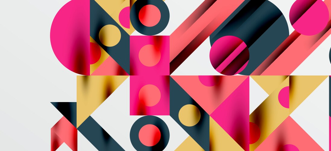 Geometric neo patterns abstract background for Vector Image