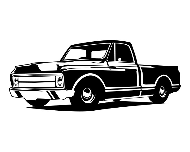 Classic Chevy C10 Pickup Royalty Free Vector Image