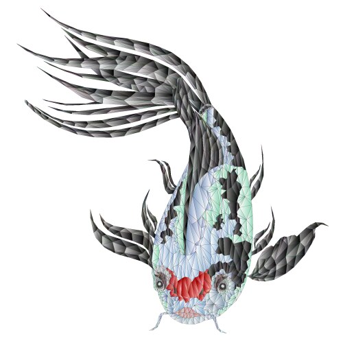 Polygon Fish Vector Images (over 1,500)