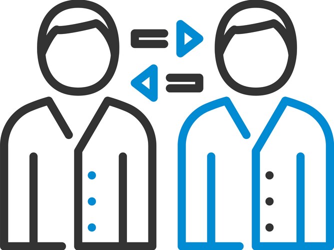 Corporate events rgb color icon Royalty Free Vector Image