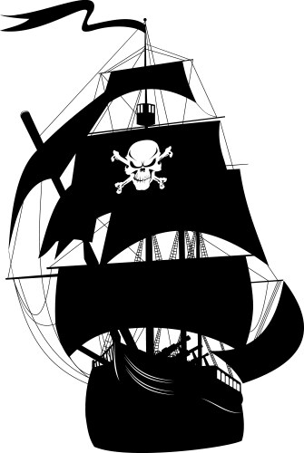 Black and White Pirate Vector Images (over 46,000)