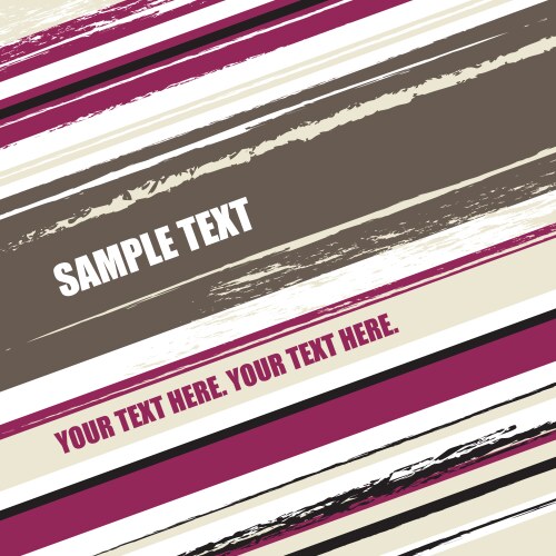 Grunge retro stripe background Royalty Free Vector Image