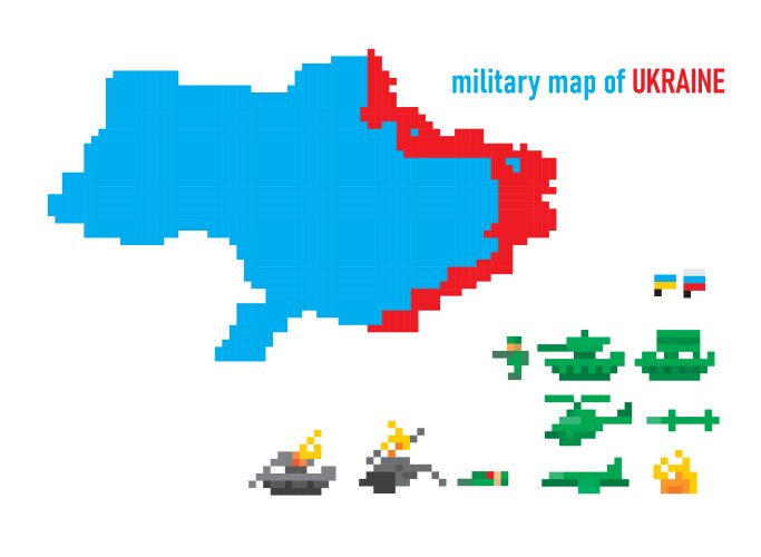 Map of ukraine Royalty Free Vector Image - VectorStock