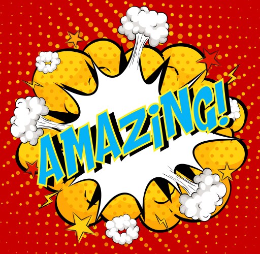 Comic book words Royalty Free Vector Image - VectorStock