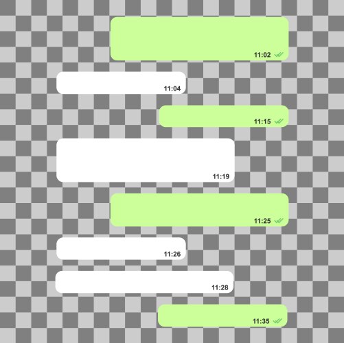 Whatsapp Text Bubble Vector Images (over 100)