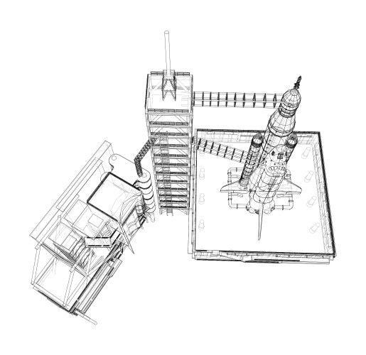 Mlrs - multiple launch rocket system military Vector Image
