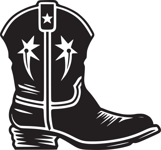 Cowboy Boots Outline Vector Images (over 2,500)