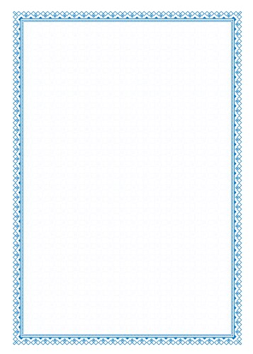Blue frame border with security protective grid Vector Image