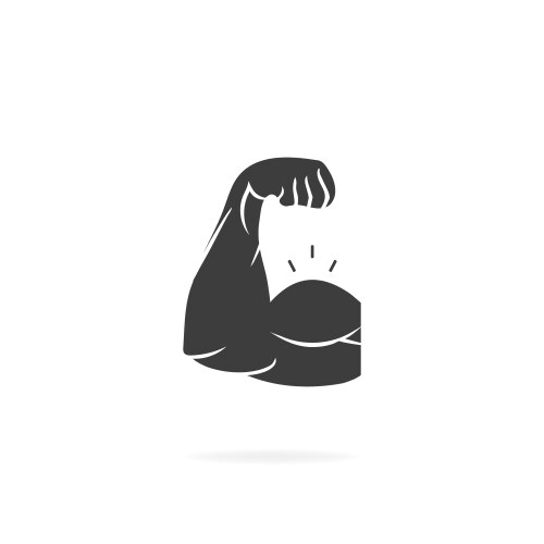 Muscle Weakness & Atrophy Icon Royalty Free Vector Image