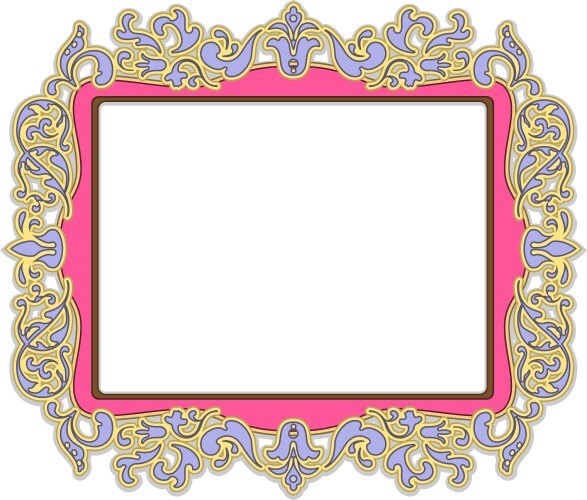 Pink Picture Frame Vector Images (over 3,600)
