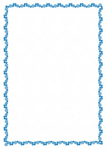 Blue frame border with security protective grid Vector Image