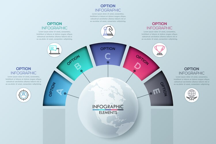 Benchmarking Infographic 10 Steps Circle Design Vector Image