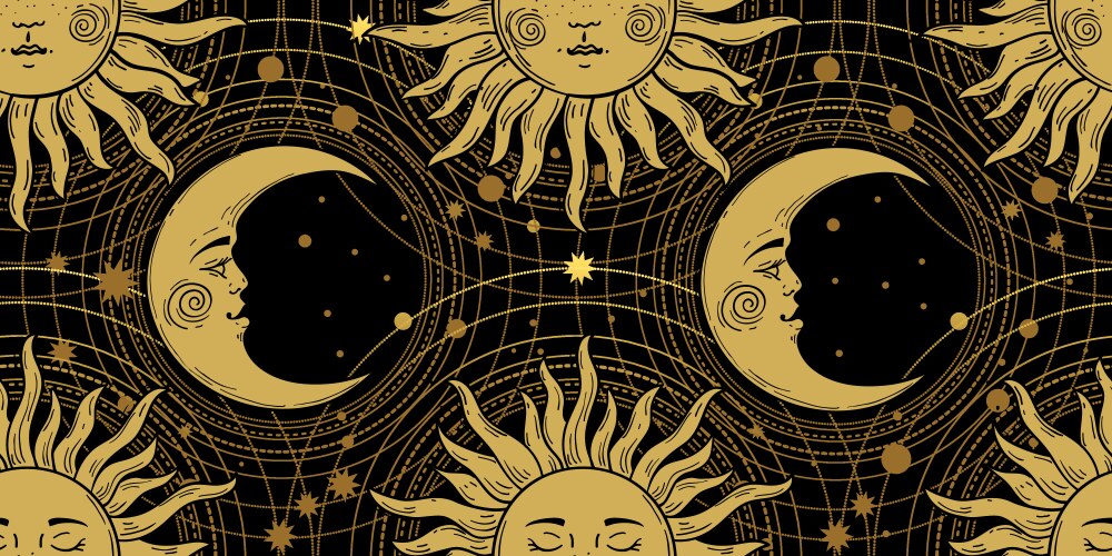Sun Moon Face Black Vector Images (over 1,300)
