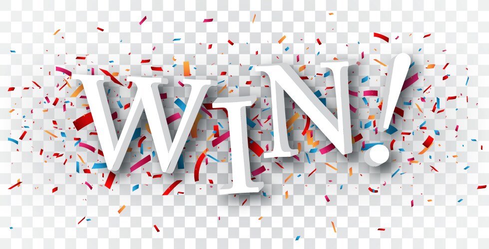 Happy birthday greeting card design with confetti Vector Image