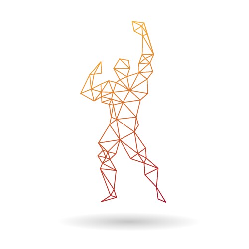Muscle man Royalty Free Vector Image - VectorStock