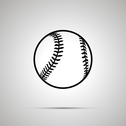 Baseball Black and White Vector Images (over 44,000)