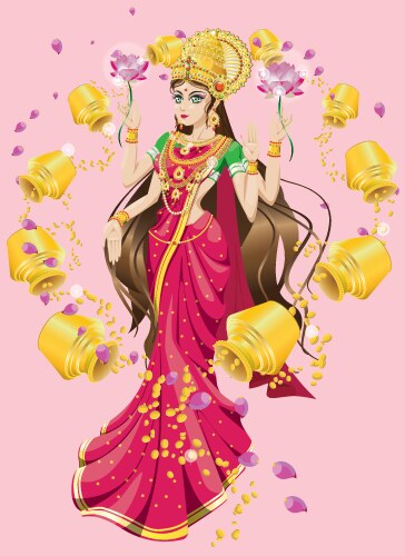 Lakshmi Vector Images & Graphics for Commercial Use | VectorStock