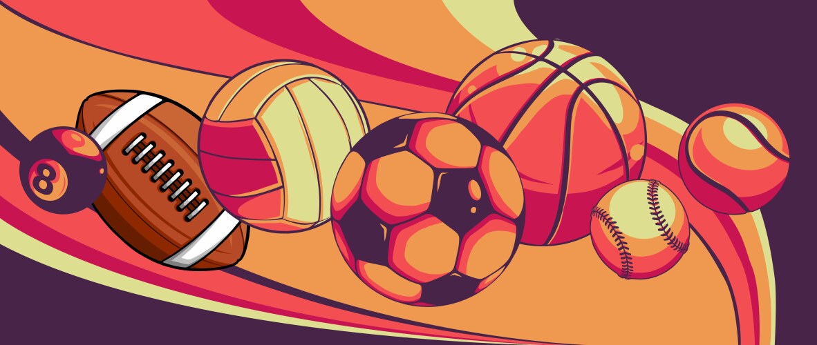 Creative modern background design based sport Vector Image