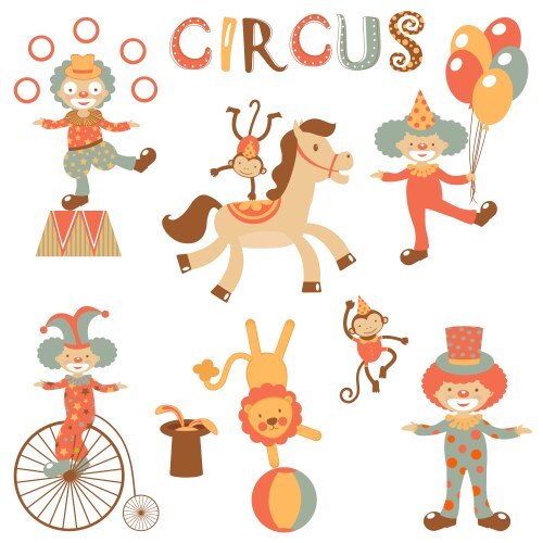 Circus paper scroll Royalty Free Vector Image - VectorStock