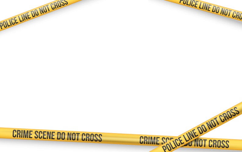 Red and white danger lines do not cross Royalty Free Vector