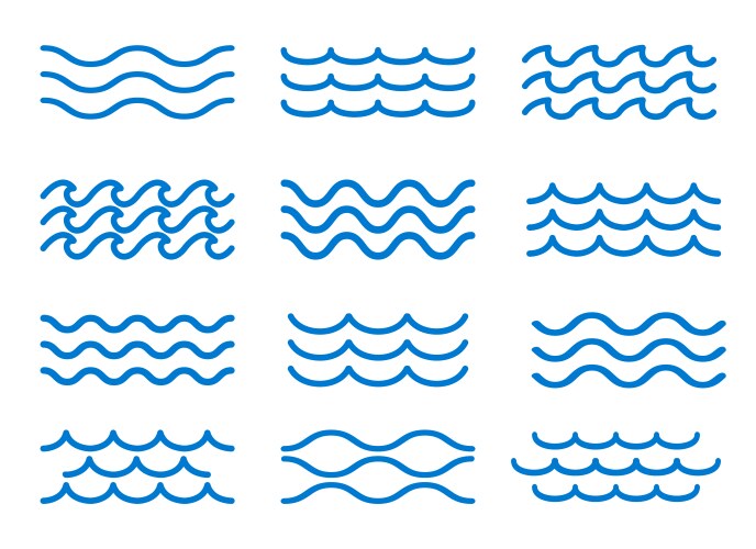 Wave Outline Vector Images (over 90,000)