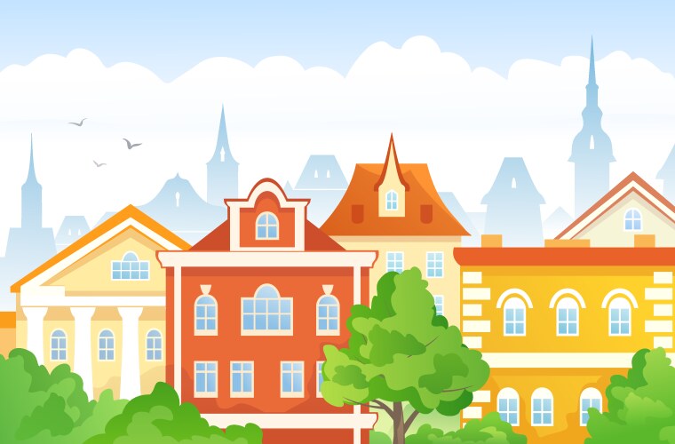 Cartoon Town Vector Images (over 60,000)