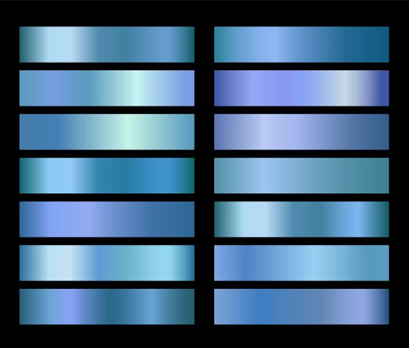 Blue gradients Royalty Free Vector Image - VectorStock