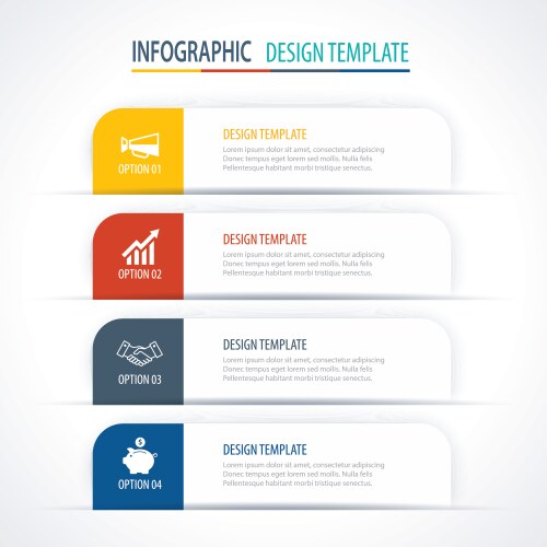 Modern tab index infographic options template Vector Image