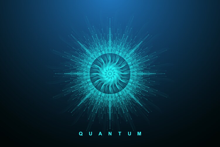 Quantum computing Royalty Free Vector Image - VectorStock