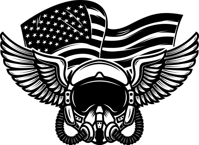 World war pilot smiling Royalty Free Vector Image