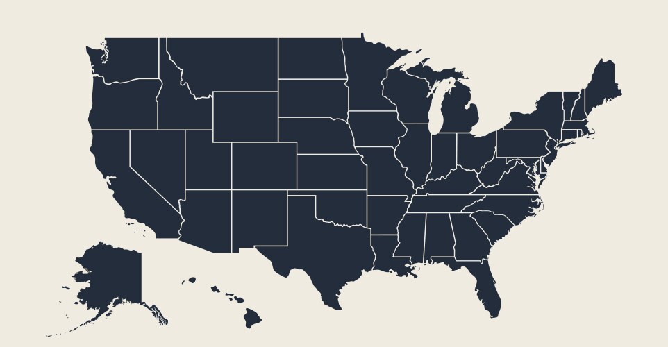 United States Map Outline Vector Images (over 30,000)