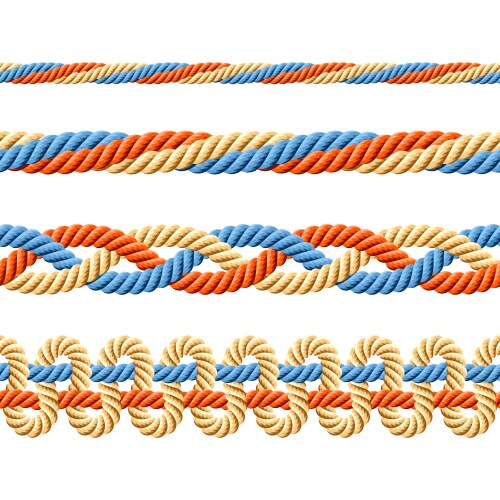 Twisted rope Royalty Free Vector Image - VectorStock