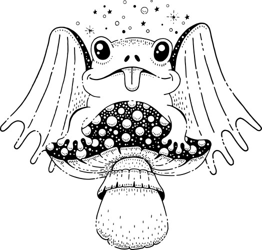 Evil frog Vector Images & Graphics for Commercial Use | VectorStock
