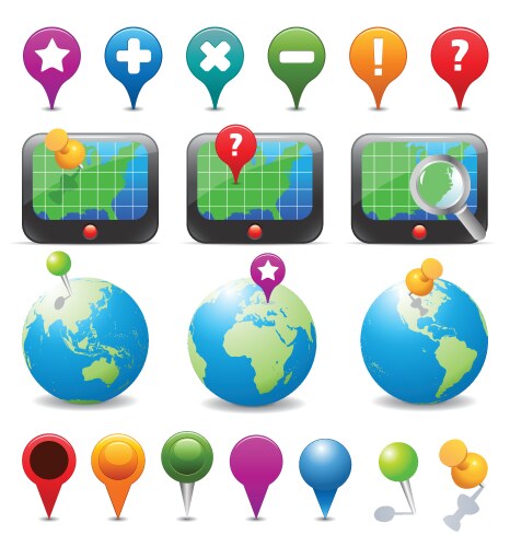 Media and communication icons Royalty Free Vector Image