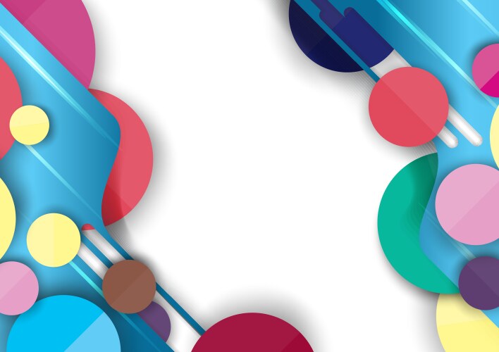 Abstract shape gradient background Royalty Free Vector Image