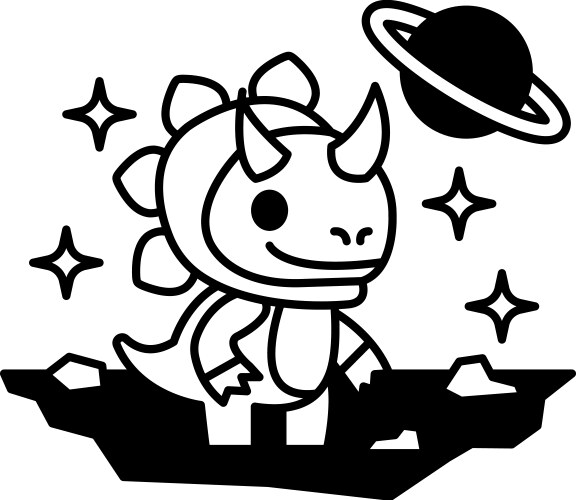 Dinosaur Rocket Vector Images (over 510)