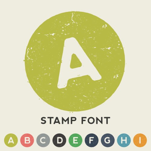 Letter Circle Font Vector Images (over 460,000)