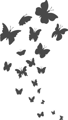 Butterfly in Flight Vector Images (over 7,400)