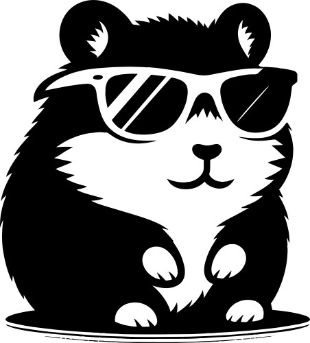 Hamster Silhouette Vector Images (over 1,200)