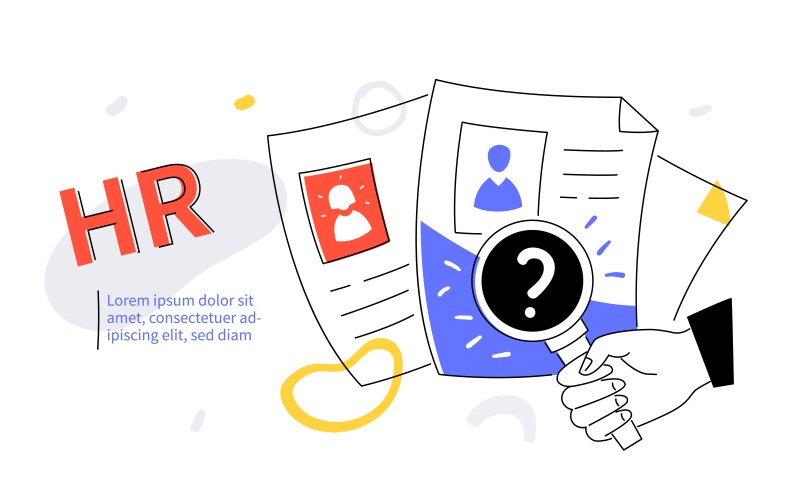 Human resource interview icon Royalty Free Vector Image