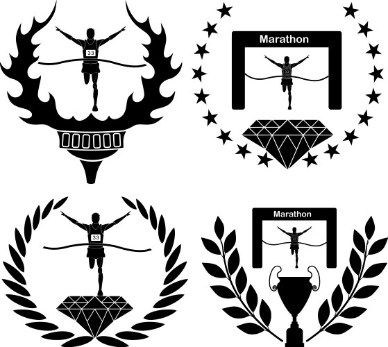 Marathon Trophy Vector Images (over 720)