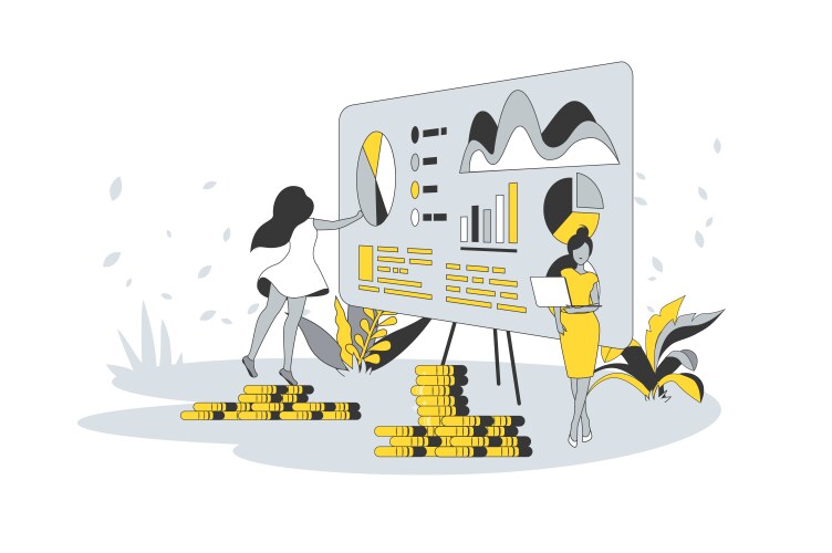 Macroeconomics flat text Royalty Free Vector Image