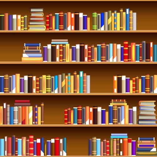 Bookshelf Cartoon Vector Images (over 6,500)