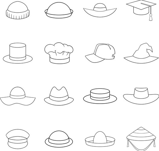 Hat Outline Vector Images (over 120,000)