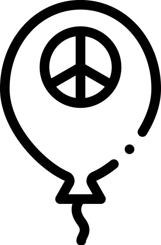 Blowing icon thin linear style design isolated Vector Image