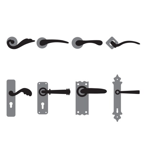 Door knocker Royalty Free Vector Image - VectorStock