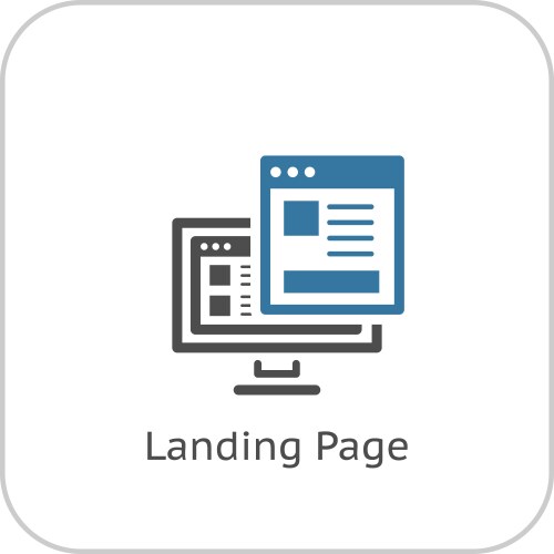 Responsive design for web icons set Royalty Free Vector