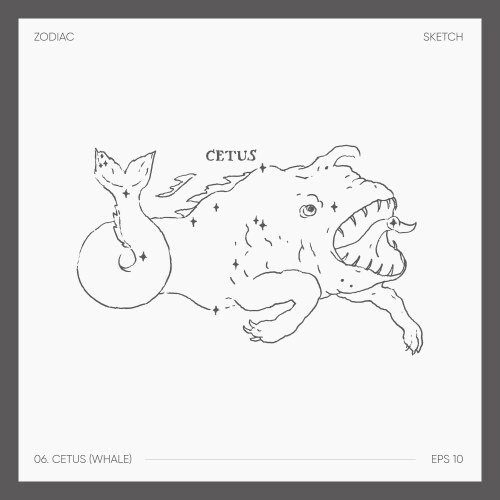 Aries zodiac sign astrological symbol on white Vector Image