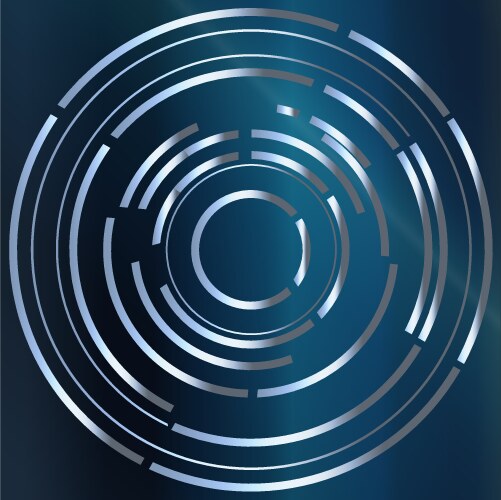 Gray circular background Royalty Free Vector Image